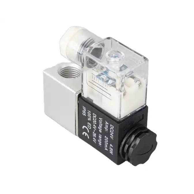 2V Series Direct Acting Normal Solenoid Valve Mini Pneumatic Control Valve from China ...